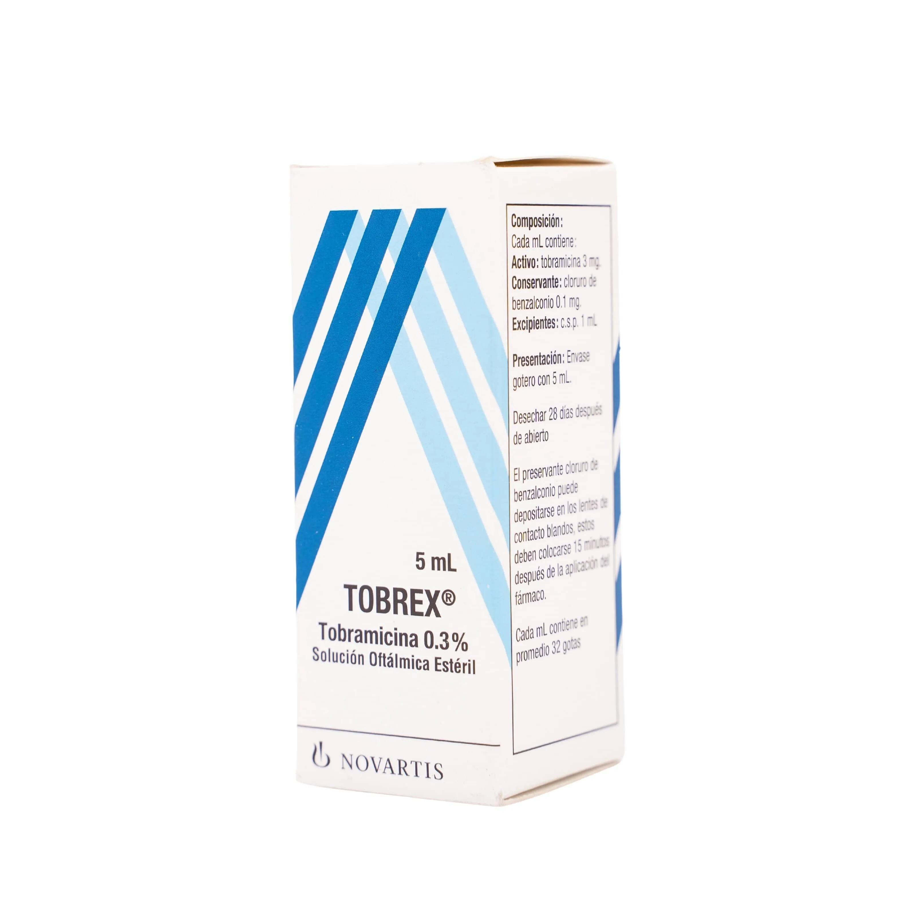 Tobrex Solucion Oftalmica Esteril 5 Ml | Galenica | Medicamentos Confiables