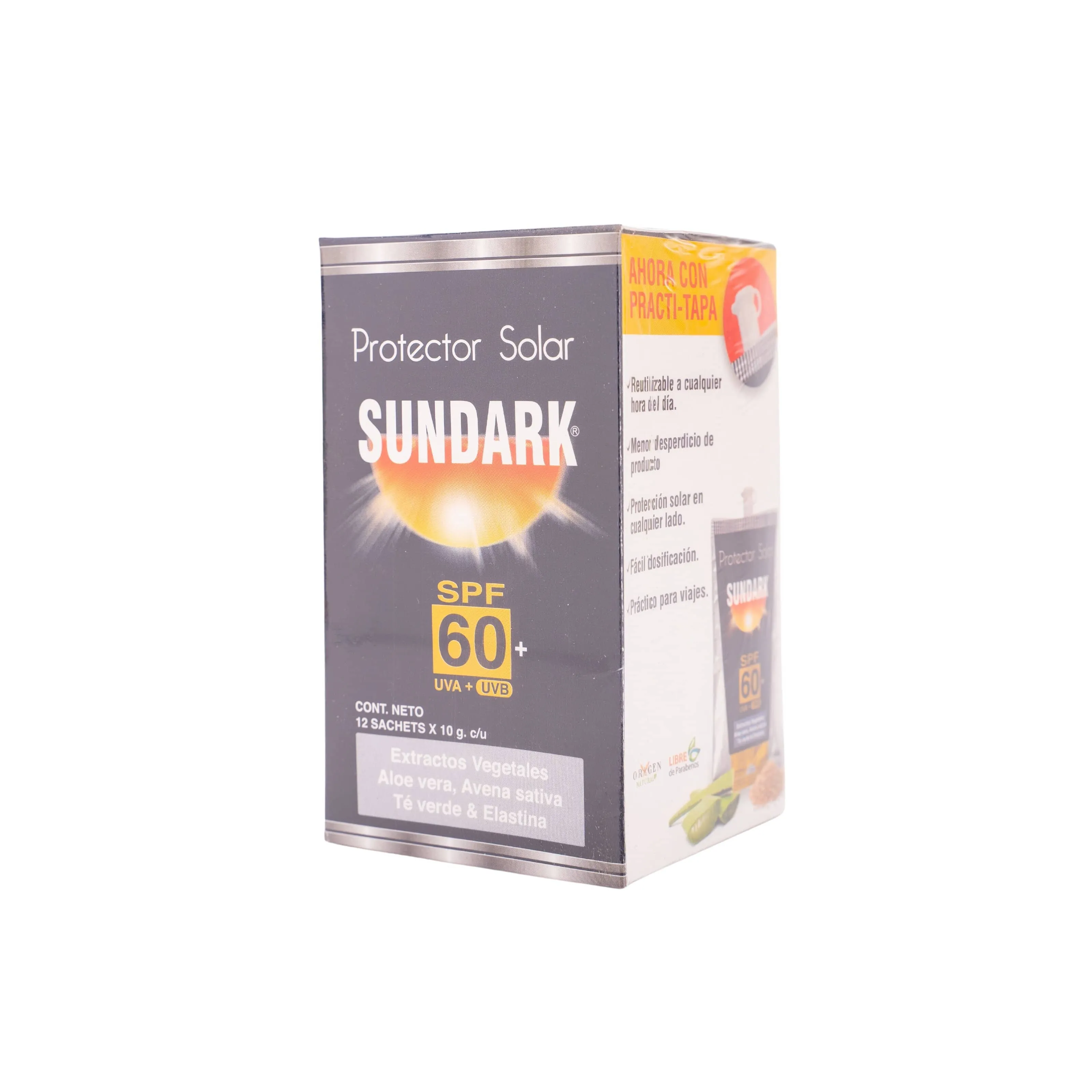 Protector Solar Sundark Spf 60 Adulto X 12 Sobres | Galenica ...