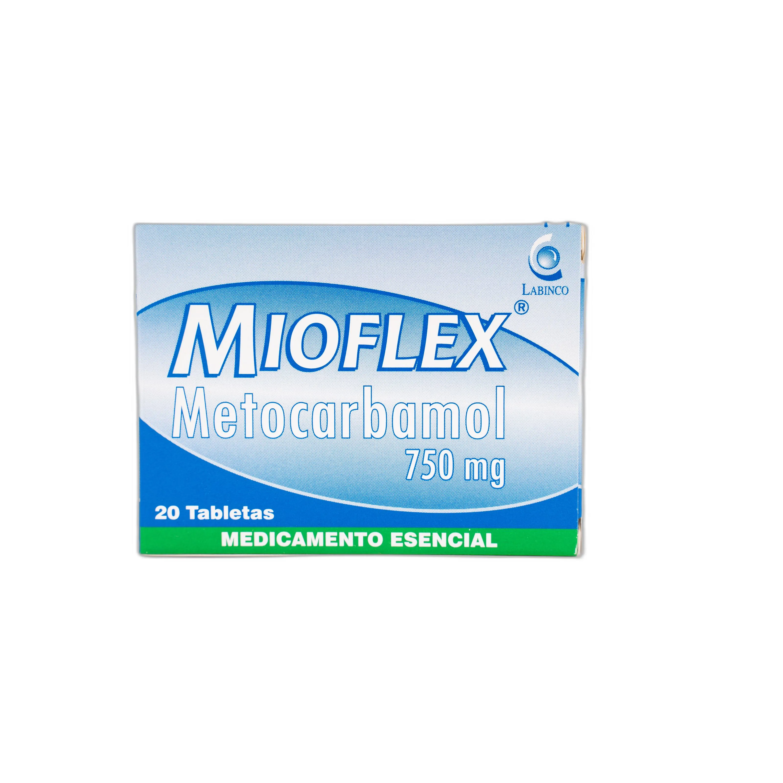 Mioflex Tabletas 750 Mg 20 Und Labi | Galenica | Medicamentos Confiables