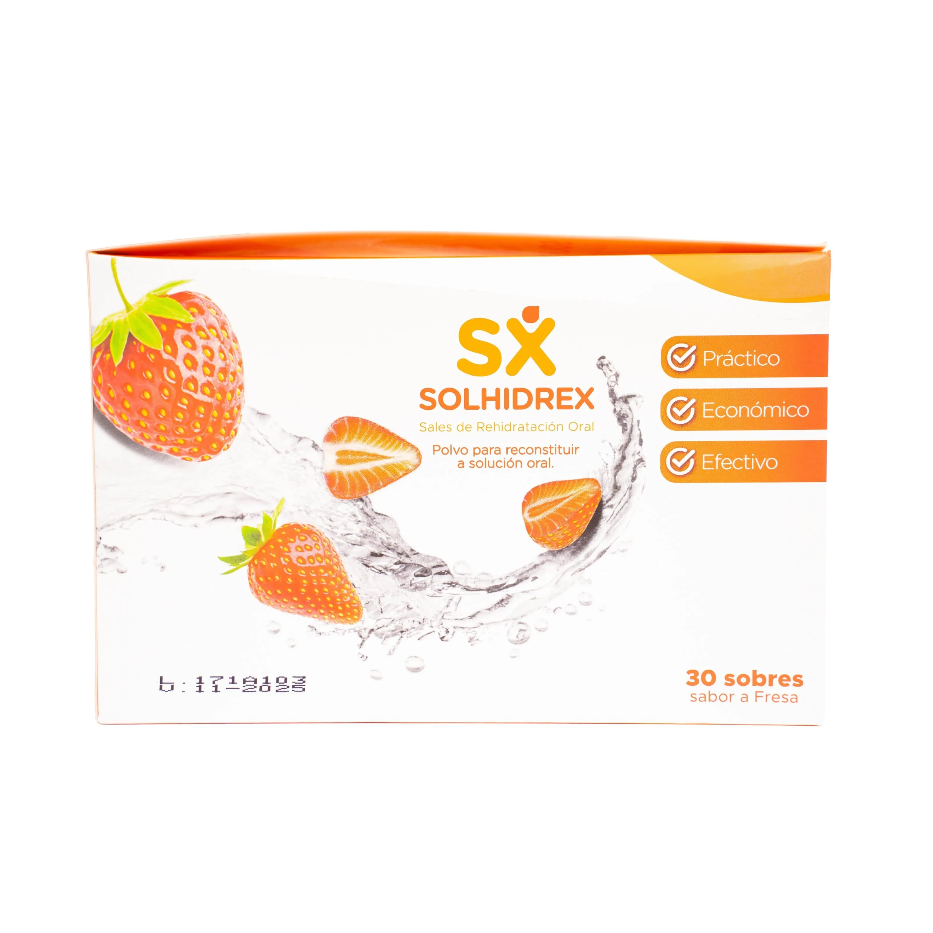 Solhidrex Fresa Caja 30 Sobres Labi | Galenica | Medicamentos Confiables
