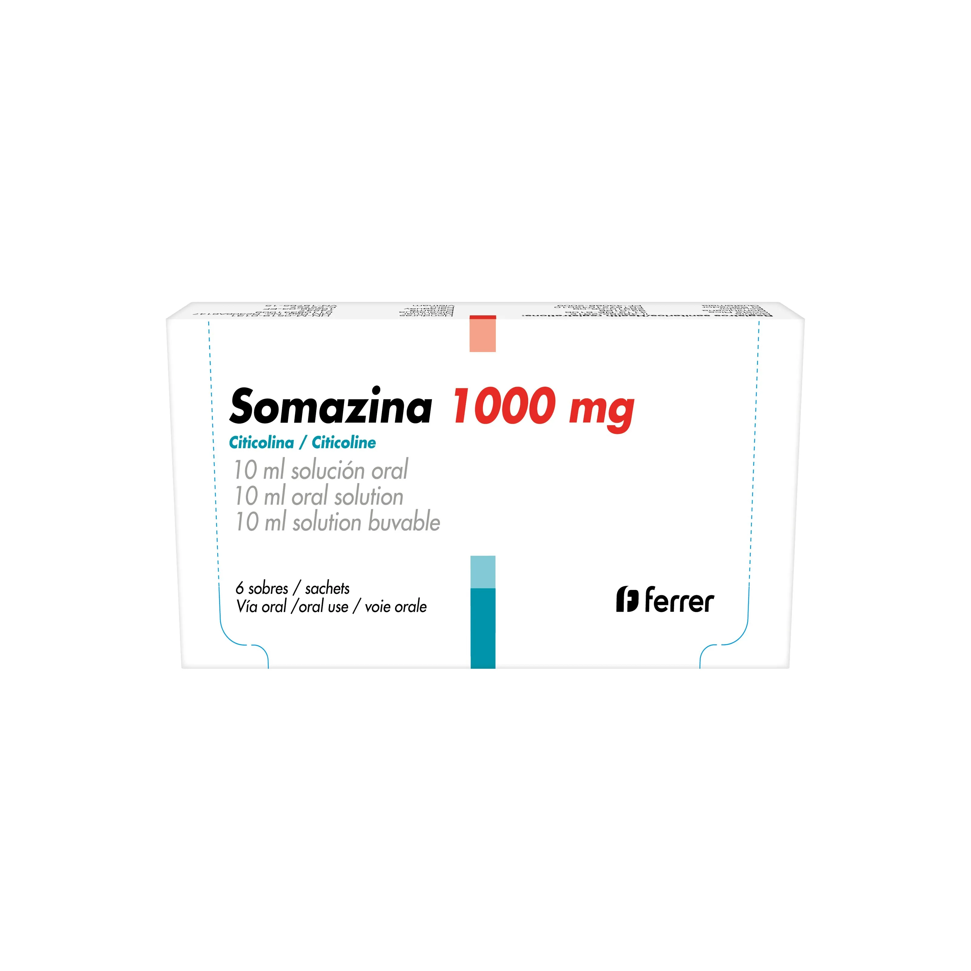 Somazina 1000 Mg Caja 6 Tabletas | Galenica | Medicamentos Confiables
