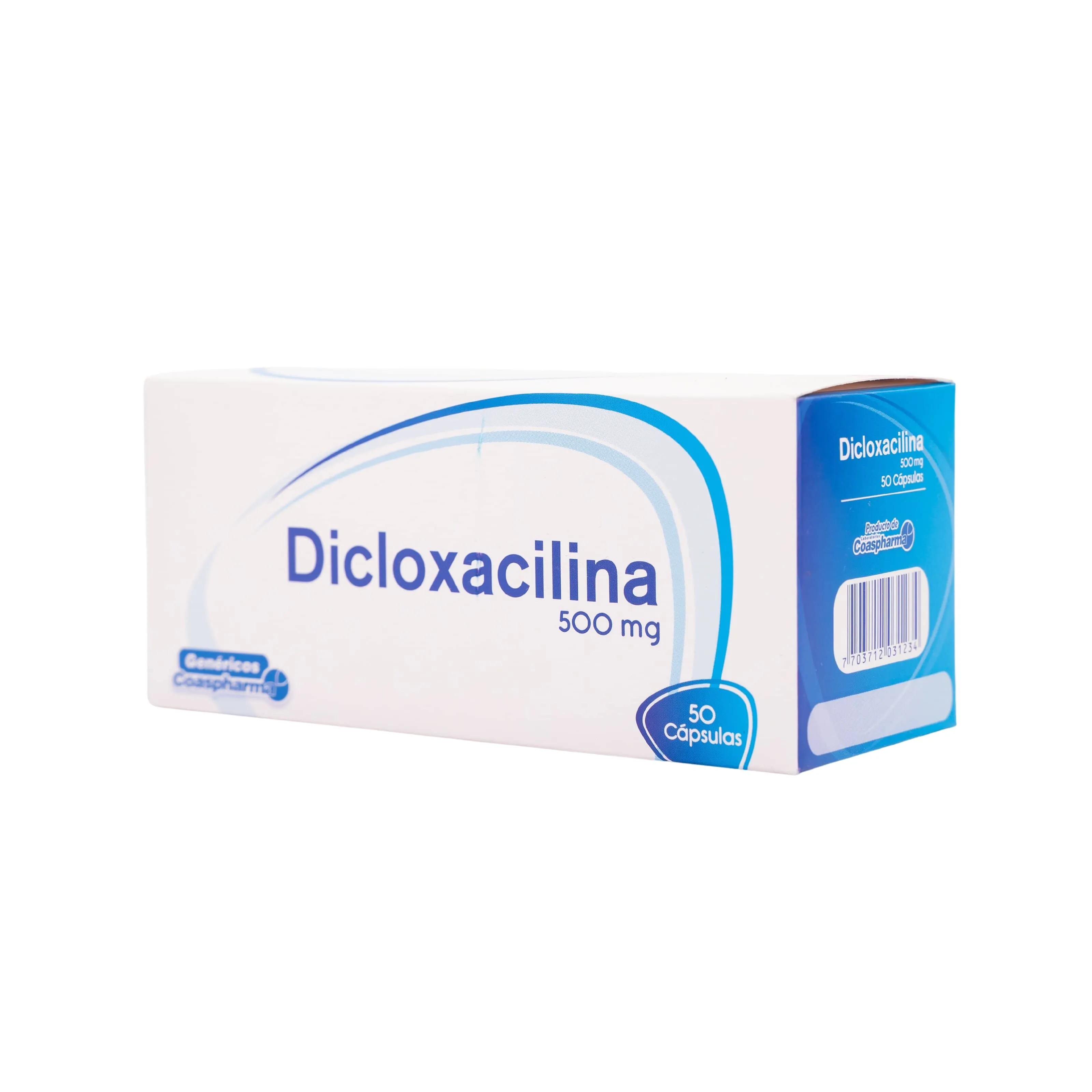 Dicloxacilina Cápsulas 500 Mg 50 Und | Galenica | Medicamentos Confiables